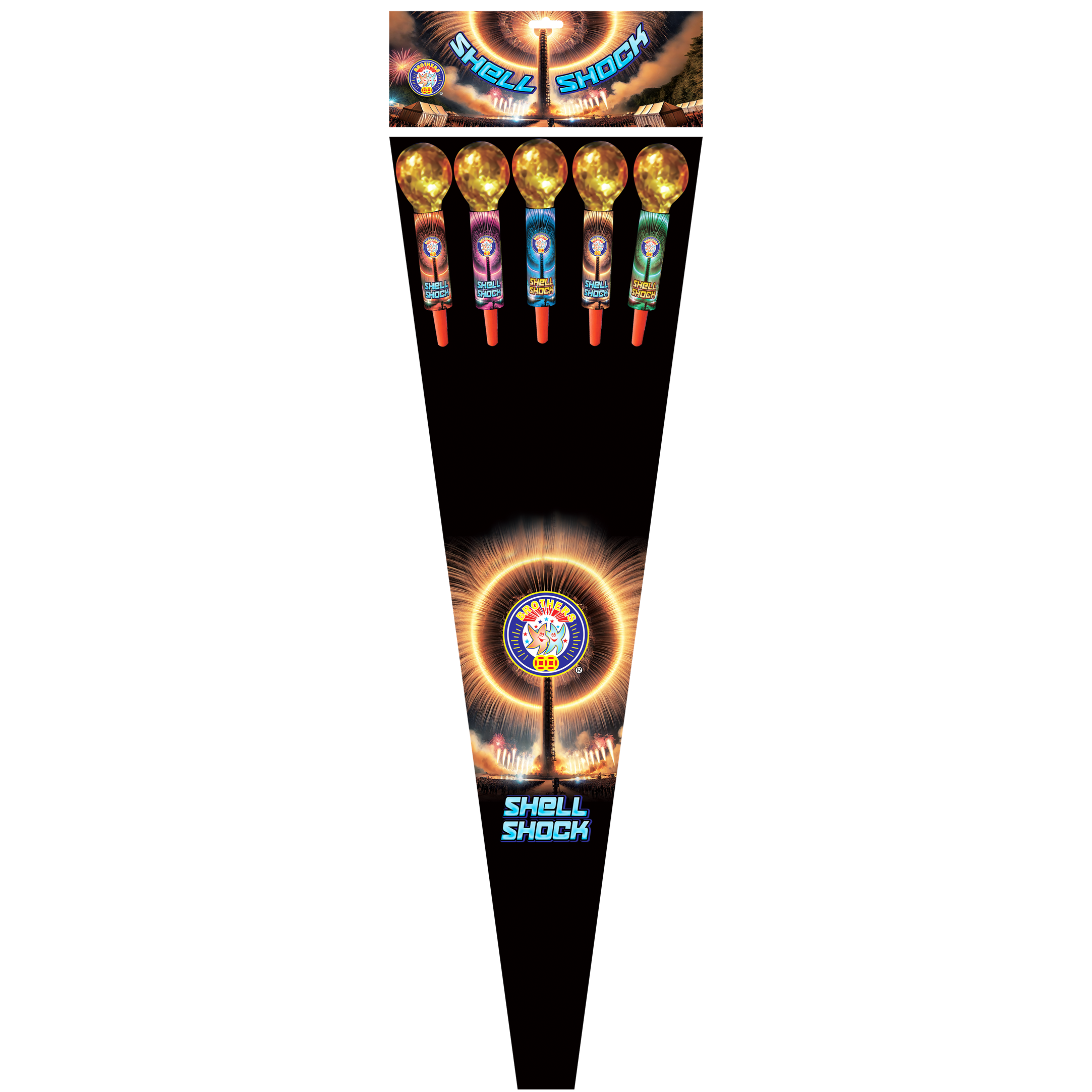 Shell sHOCK (Pack of 5) by Brothers Pyrotechnics – Norfolk Fireworks
