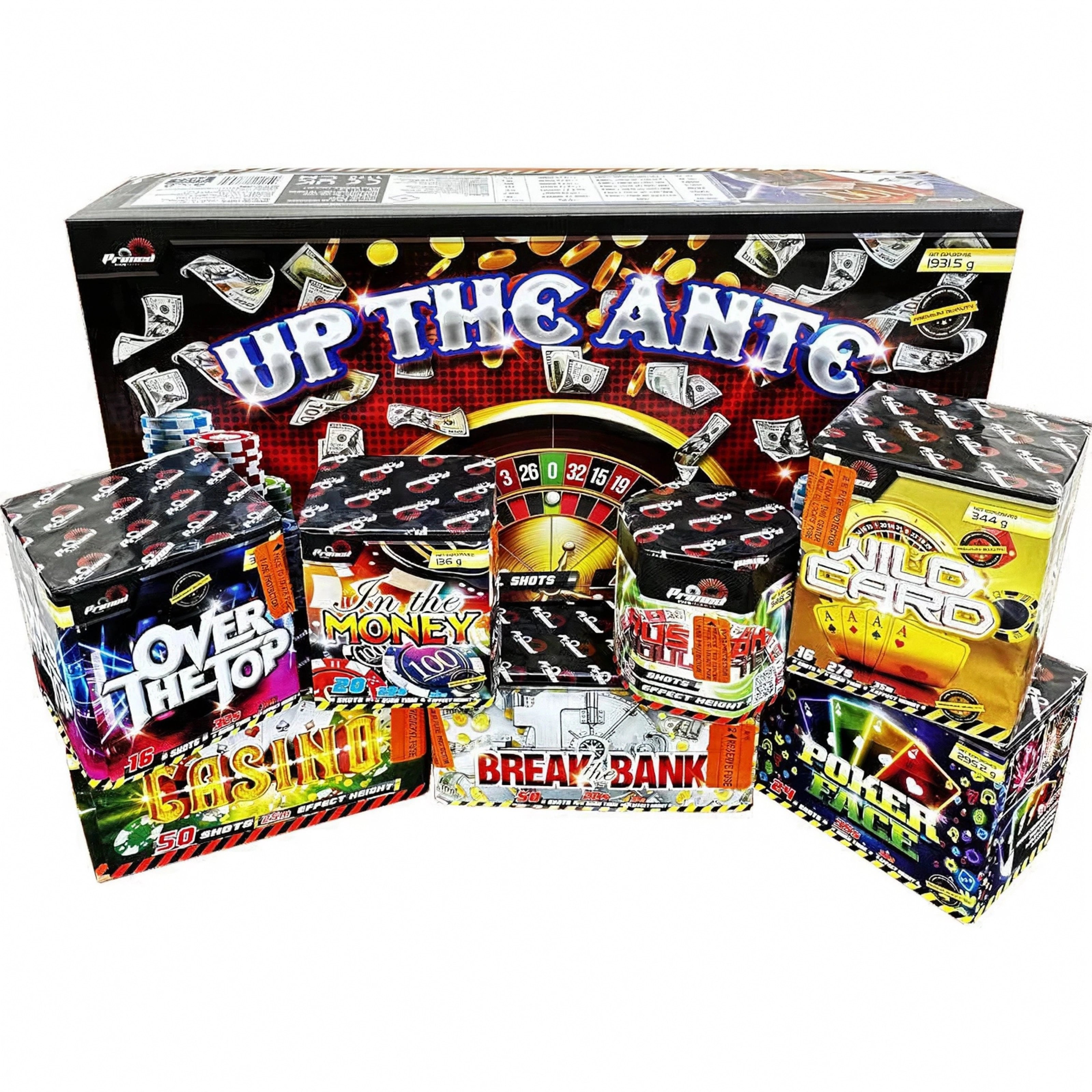 Up The Ante Barrage Box by Primed Pyrotechnics – Norfolk Fireworks